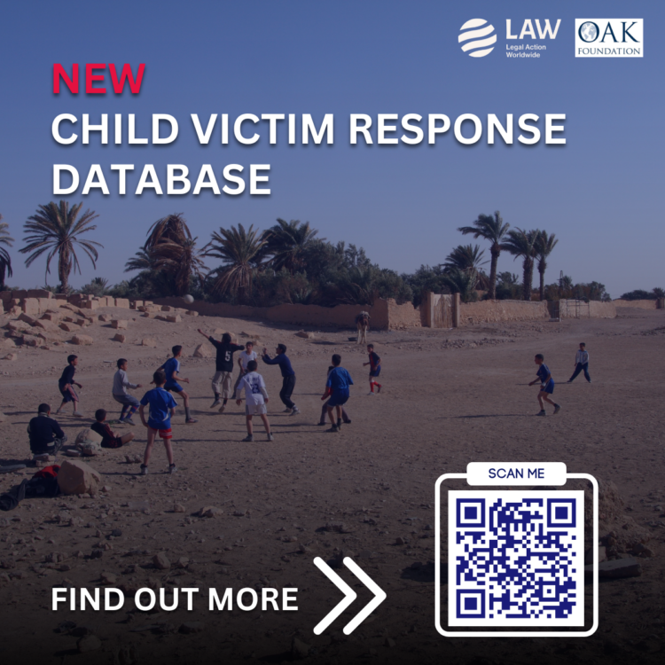 New: Child Victim Response Database – Legal Action Worldwide
